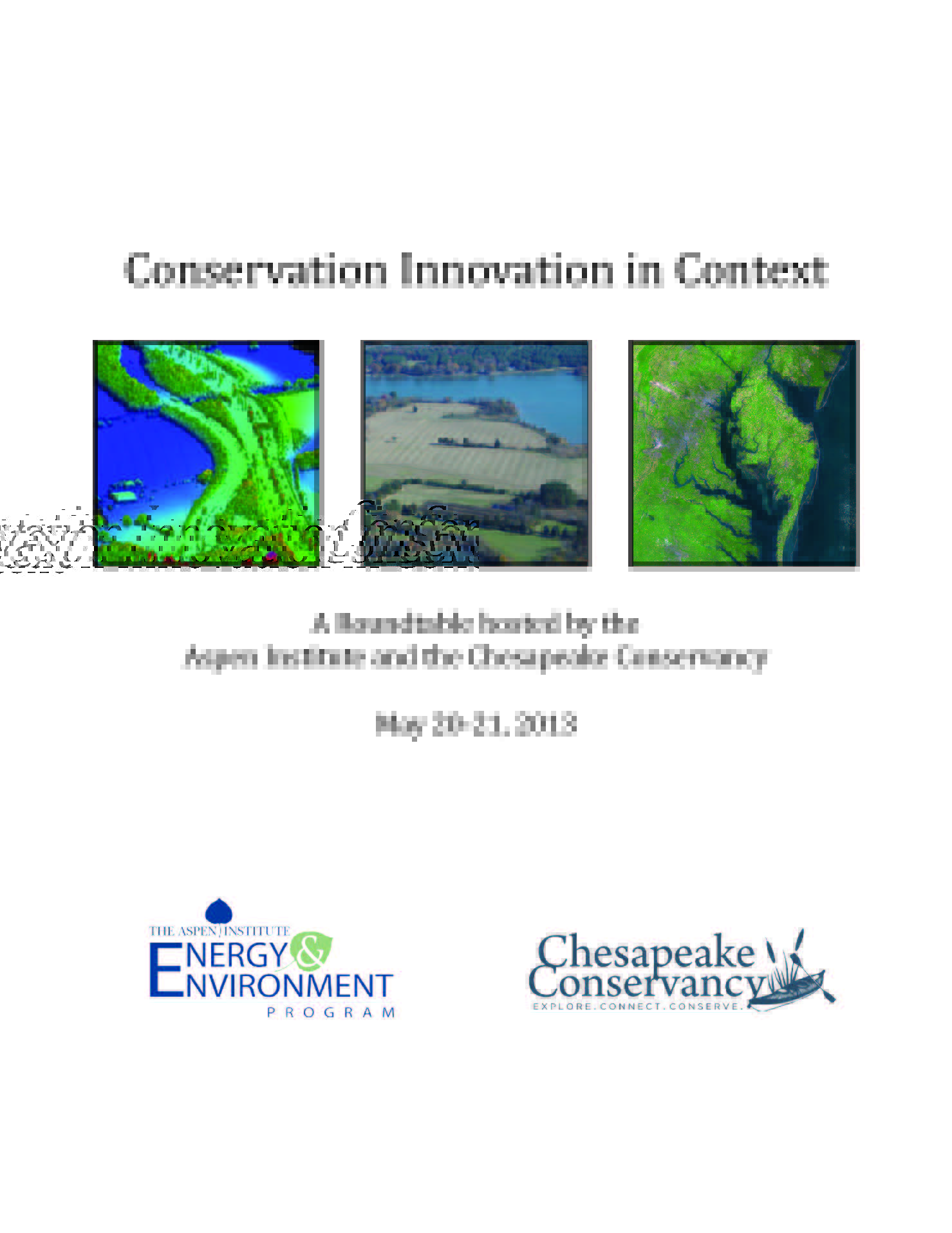 Conservation Innovation in Context - Network for Landscape Conservation