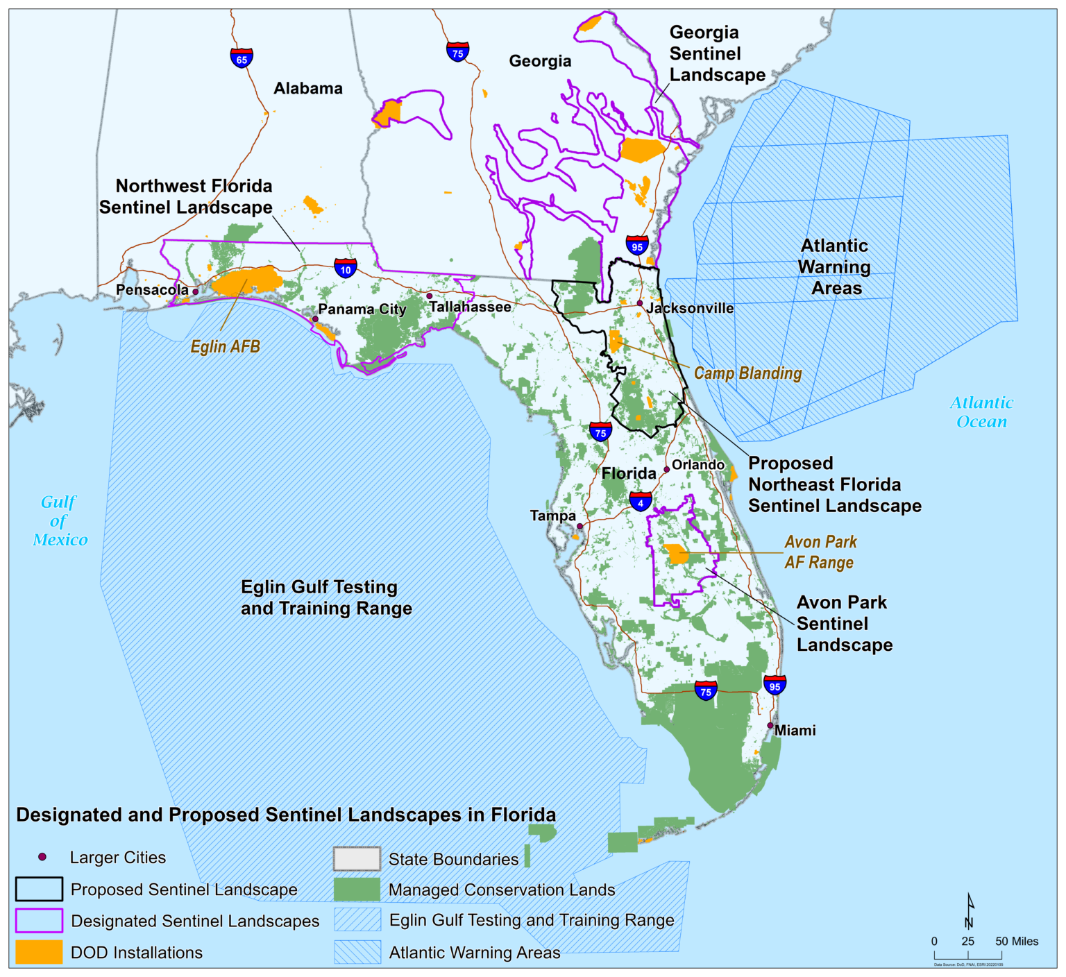 Insights from the building of the Northwest Florida Sentinel Landscape ...
