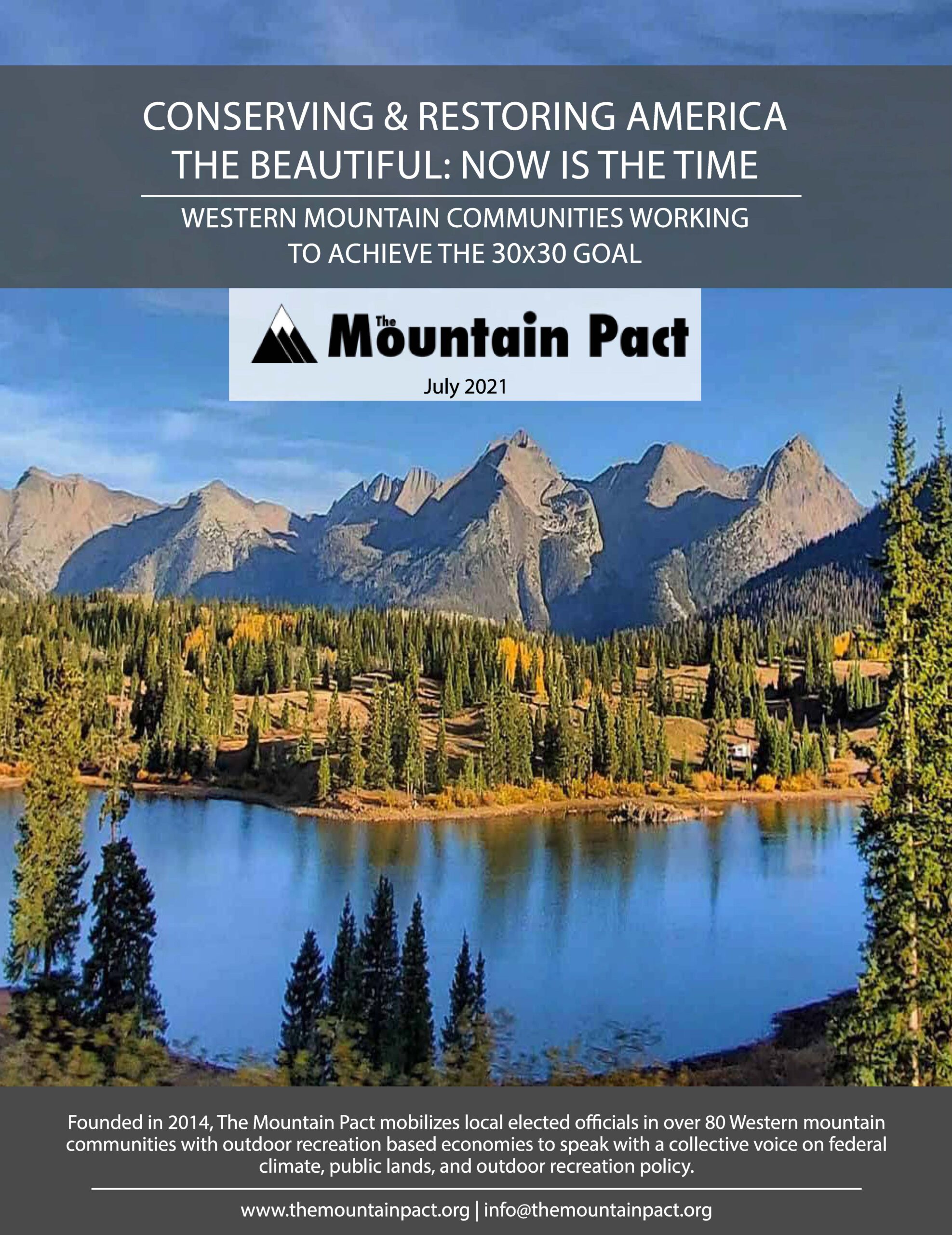 Conserving & Restoring America The Beautiful: Now Is The Time July 2021 ...