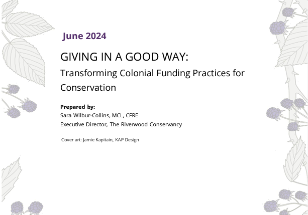 Giving in a Good Way: Transforming Colonial Funding Practices for ...